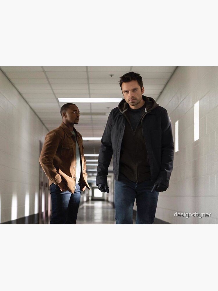 "Sebastian Stan and Anthony Mackie " Sticker for Sale by designsbyner ...