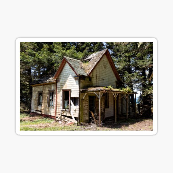 "Schoolhouse Ruin at Stewarts Point " Sticker for Sale by Waganupa ...