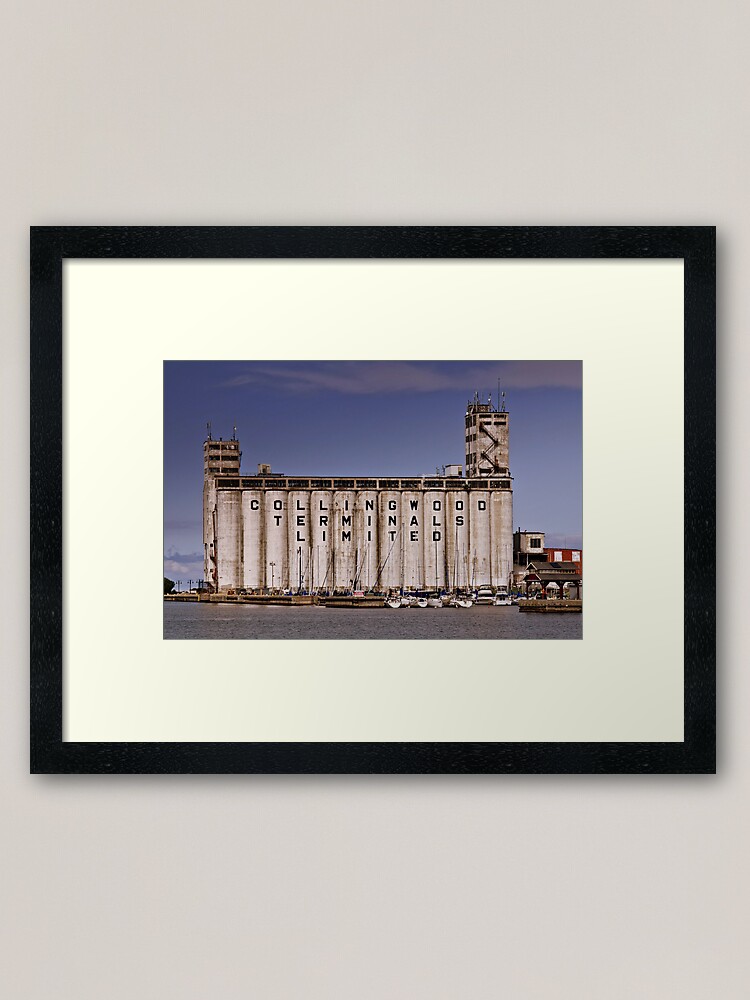 "Collingwood Terminals" Framed Art Print for Sale by jules572 | Redbubble
