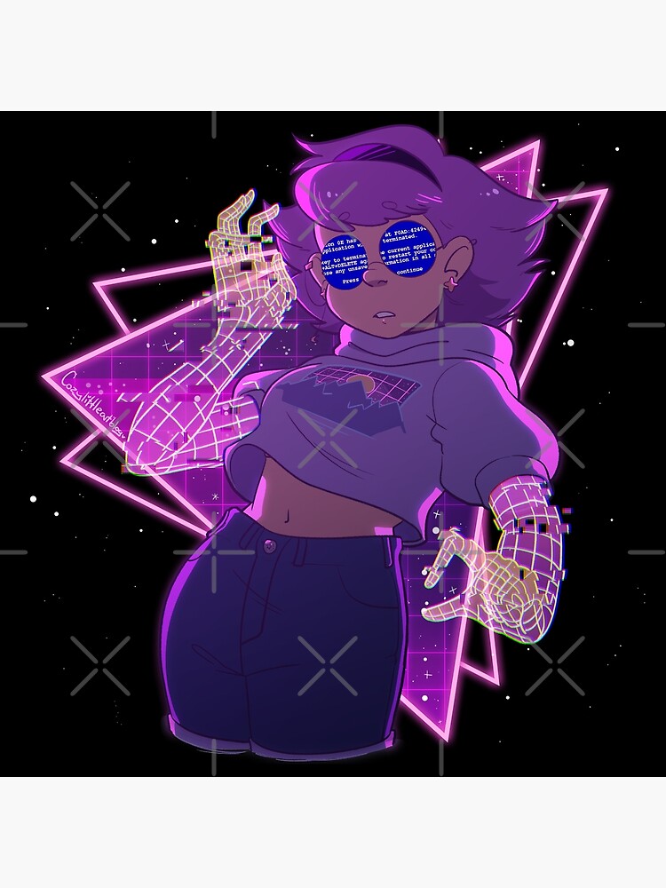 "neon error" Poster for Sale by Galaxxi | Redbubble