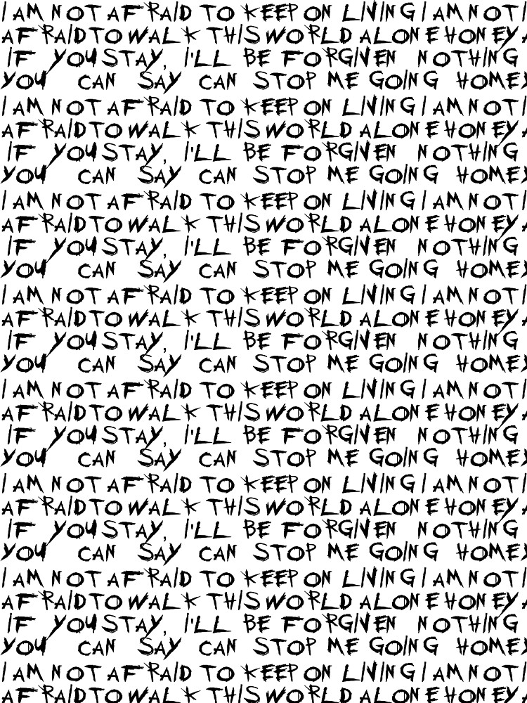 "famous last words" Poster by maddylovesolive | Redbubble