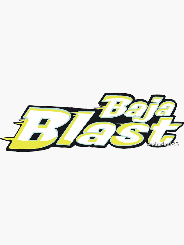 "Baja Blast" Sticker for Sale by Amberleaf26 | Redbubble