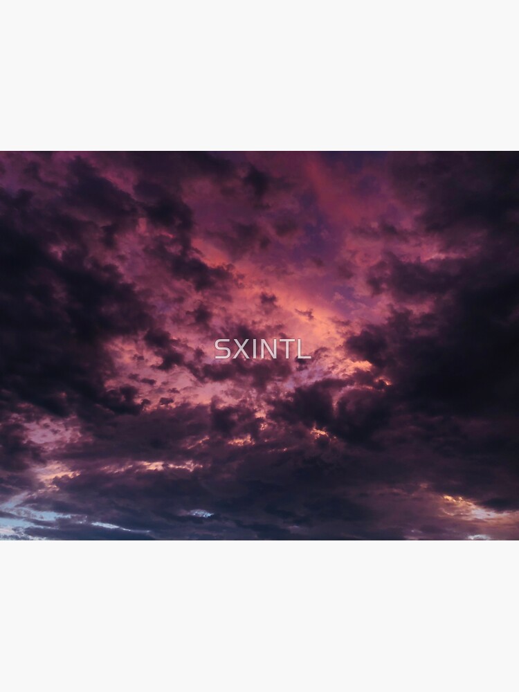 "'Purple Rain'" Sticker by SXINTL | Redbubble