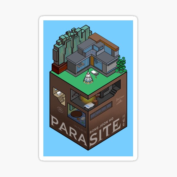 "Parasite 3D" Sticker for Sale by Judypark | Redbubble