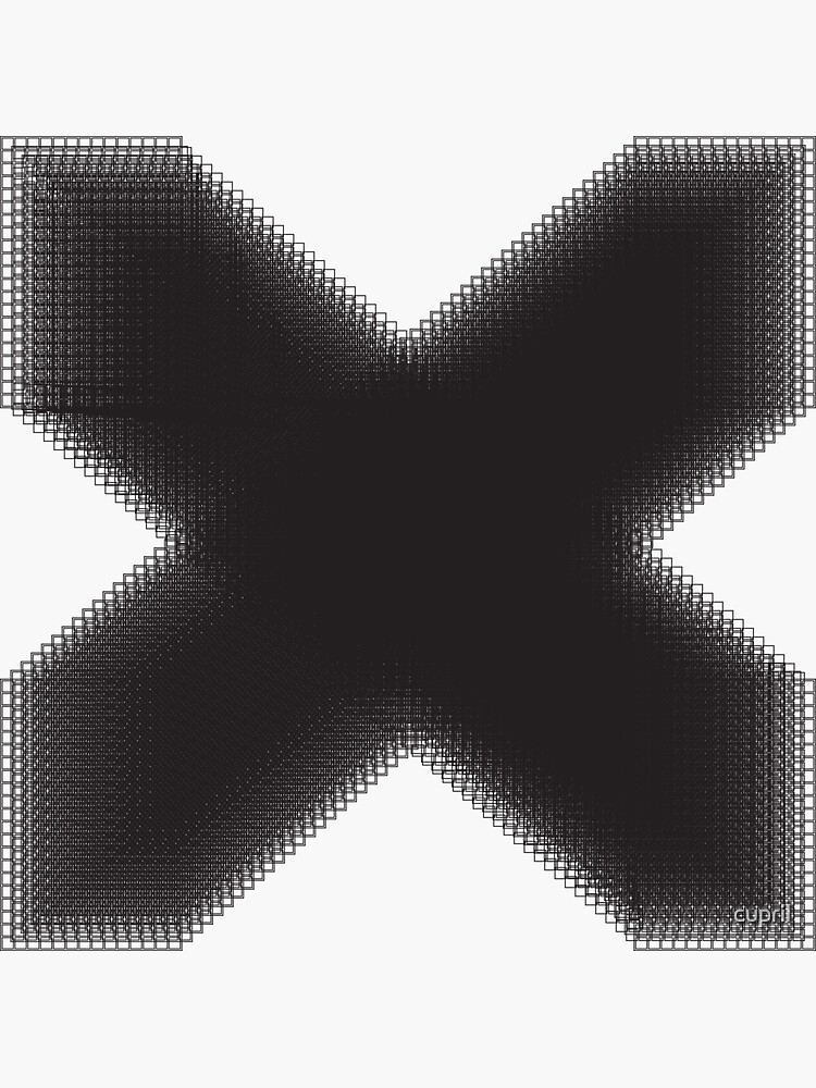 "Faded Cross" Sticker for Sale by cupril | Redbubble