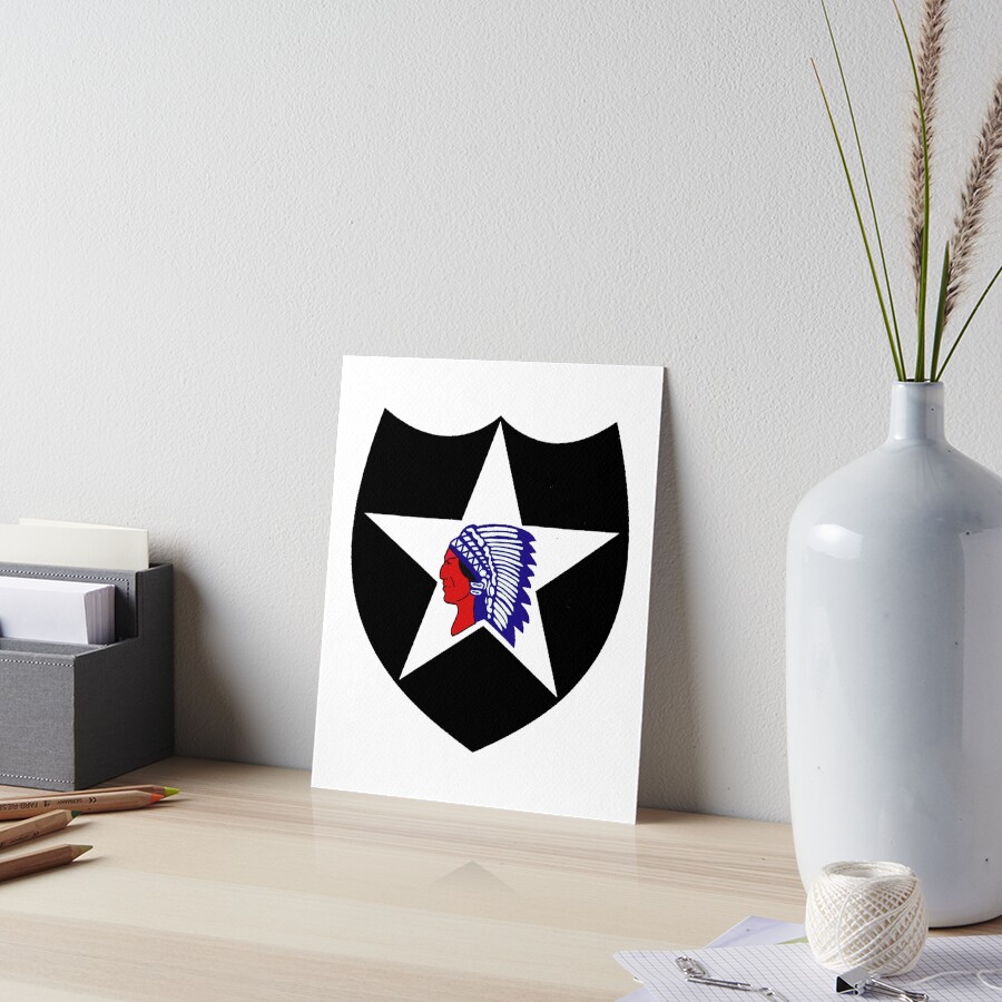 "2nd Infantry Division Logo" Art Board Print by Spacestuffplus | Redbubble