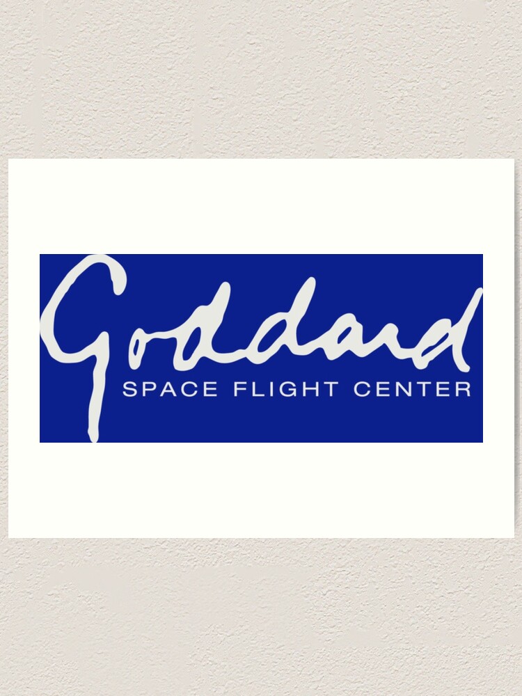 "Goddard Space Flight Center (GSFC) Logo for Dark Colors" Art Print by ...