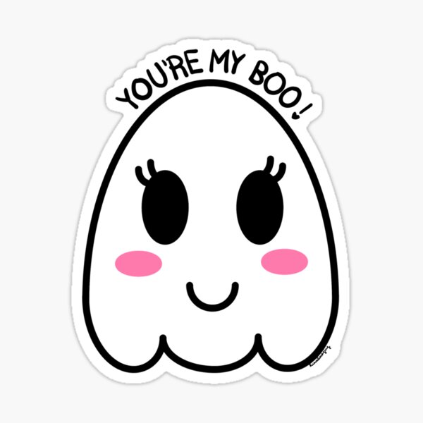 "You're My Boo " Sticker for Sale by hannahmazing | Redbubble