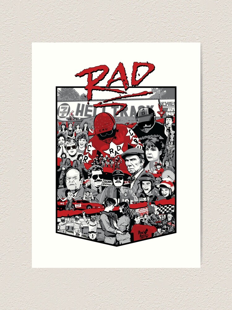 "Rad Poster - Special 33rd Anniversary Edition" Art Print by mark5four0 ...