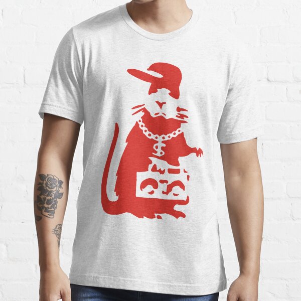 "Ghetto Rat" T-shirt for Sale by teambanksy | Redbubble | banksy t ...