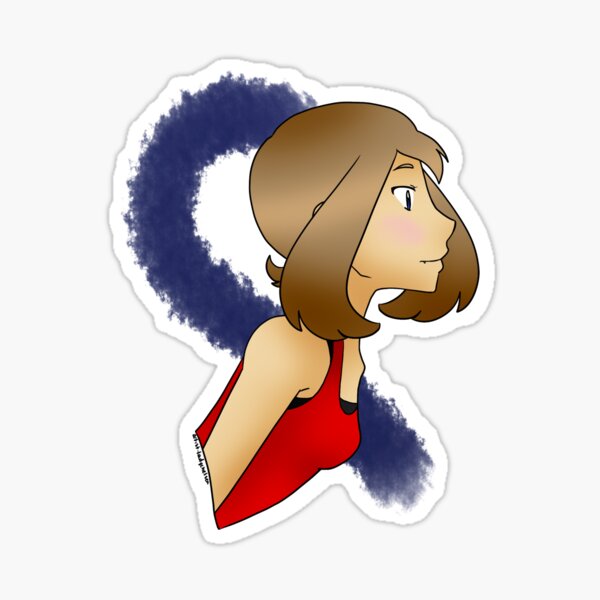 "Pokemon OTP sticker Sapphire (left)" Sticker for Sale by ladyChelsea ...