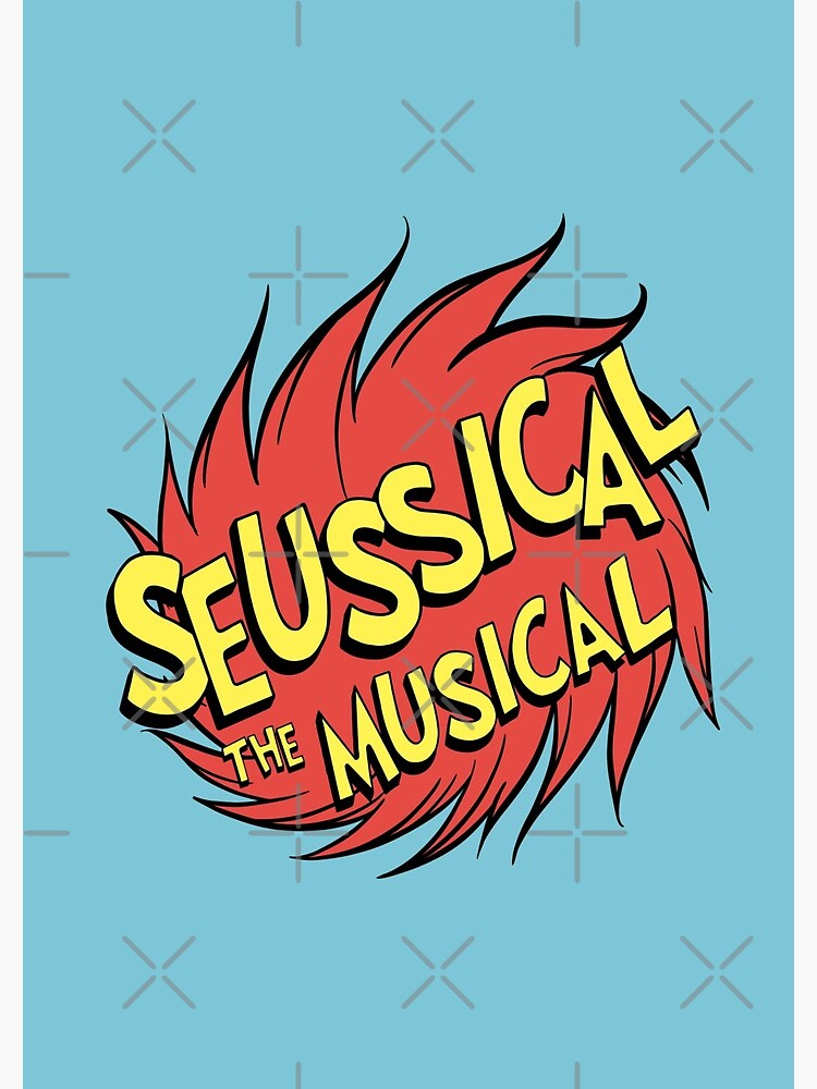 "Seussical the Musical logo" Spiral Notebook by MaeleaTan | Redbubble