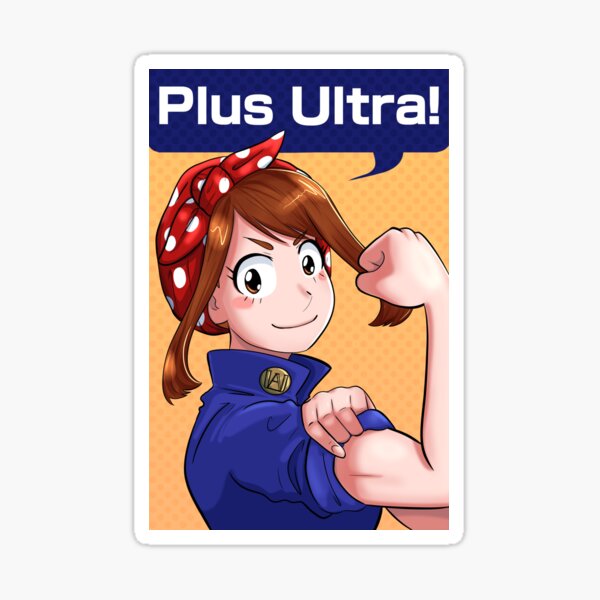 "Plus ultra!" Sticker for Sale by spoopyart | Redbubble