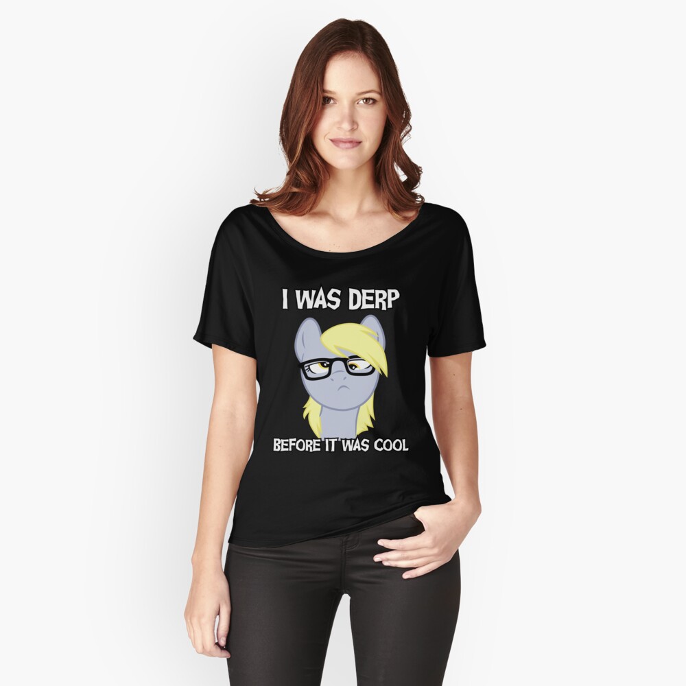 "I was derp before it was cool" Essential T-Shirt for Sale by Kuzcorish ...