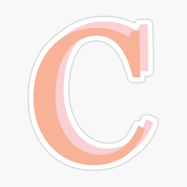 "Colourful letter 'C'" Sticker for Sale by RebeccaStephens | Redbubble