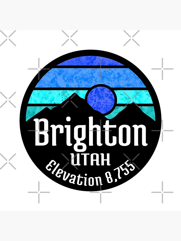 "Ski Brighton Utah Skiing Hiking " Poster by MyHandmadeSigns | Redbubble