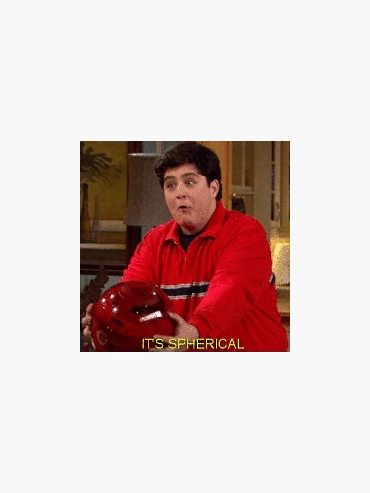 "It's Spherical!" Sticker for Sale by boogiebarington | Redbubble