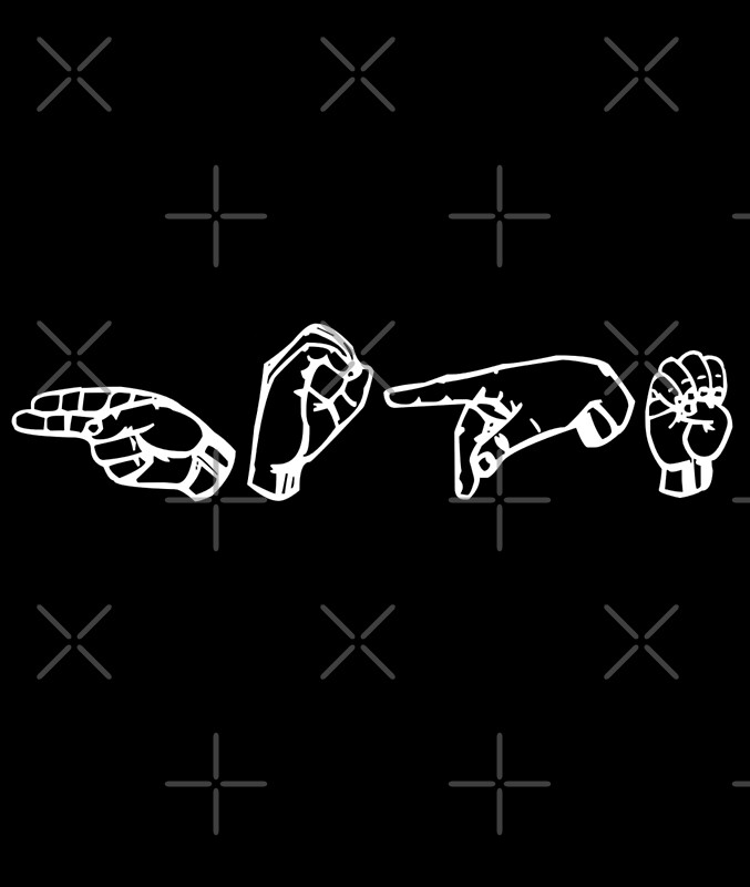 "Nope, American Sign Language" by Anna Dreams_Art | Redbubble