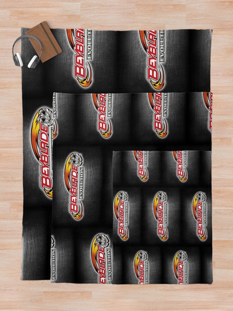 "Beyblade Evolution Logo" Throw Blanket for Sale by ToxicAtom | Redbubble