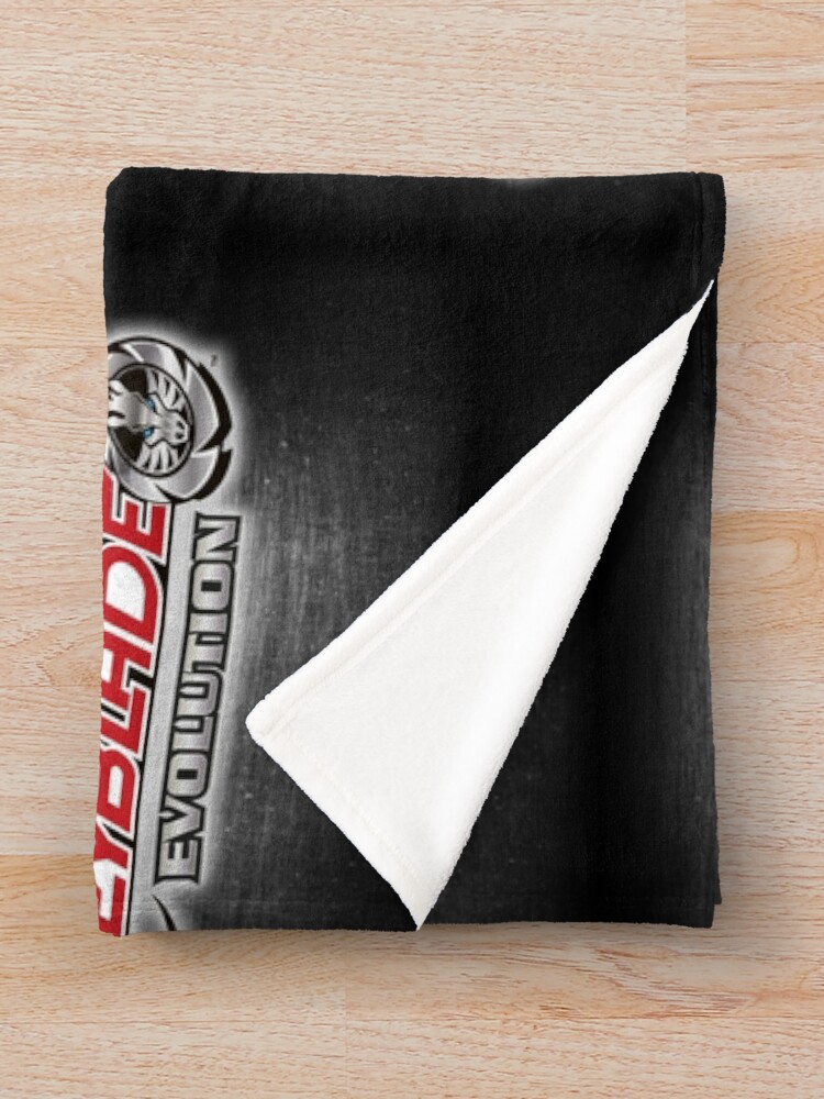 "Beyblade Evolution Logo" Throw Blanket for Sale by ToxicAtom | Redbubble
