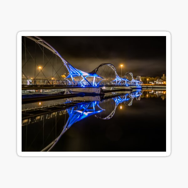 "Tempe Town Lake Pedestrian Bridge" Sticker for Sale by 4welby | Redbubble