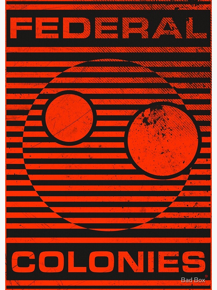 "Federal Colonies" Poster by PaperPlanet | Redbubble