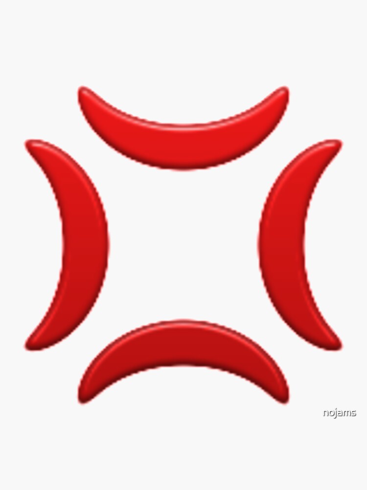 "Annoyed Emoji" Sticker for Sale by nojams | Redbubble