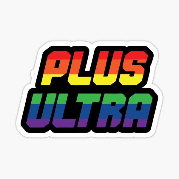 "My Hero Academia Plus Ultra Pride" Sticker by eerincrnk | Redbubble