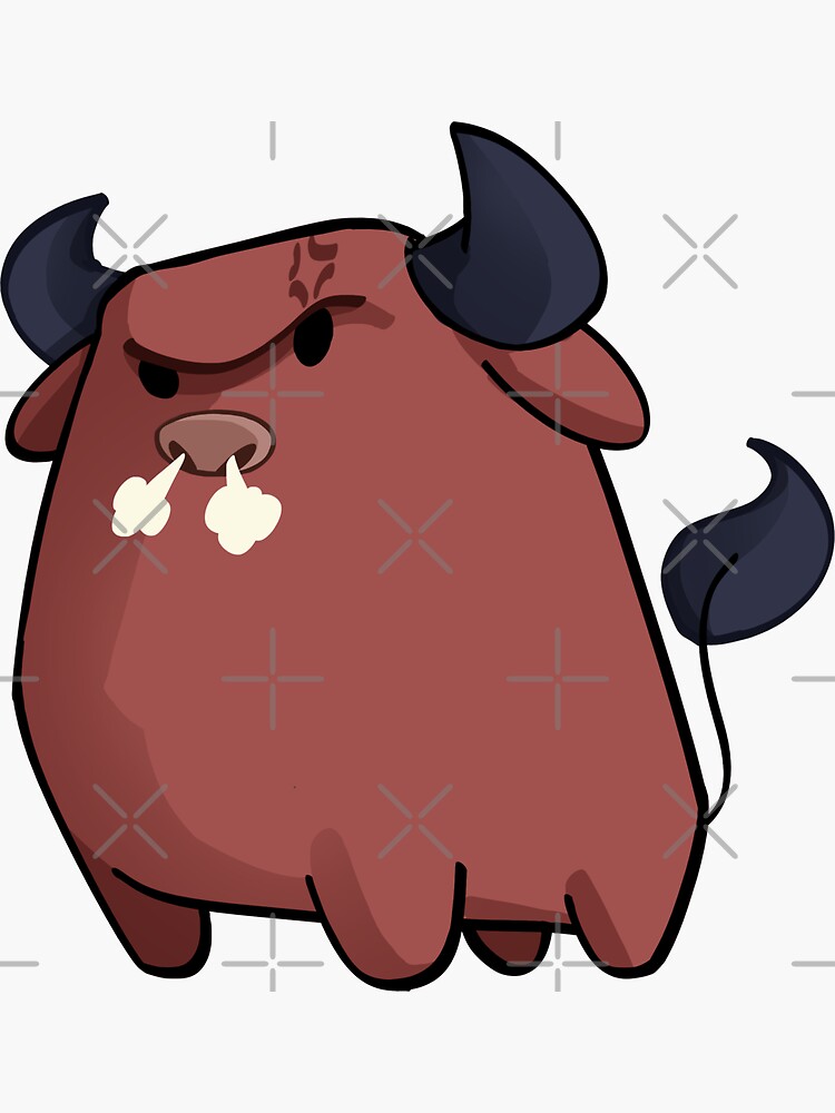 "Year of the Ox" Sticker for Sale by ArtofArvinP | Redbubble