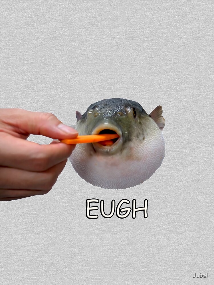 "Augh, eugh (Puffer Fish Eating Carrot)" Pullover Hoodie by Jobel ...