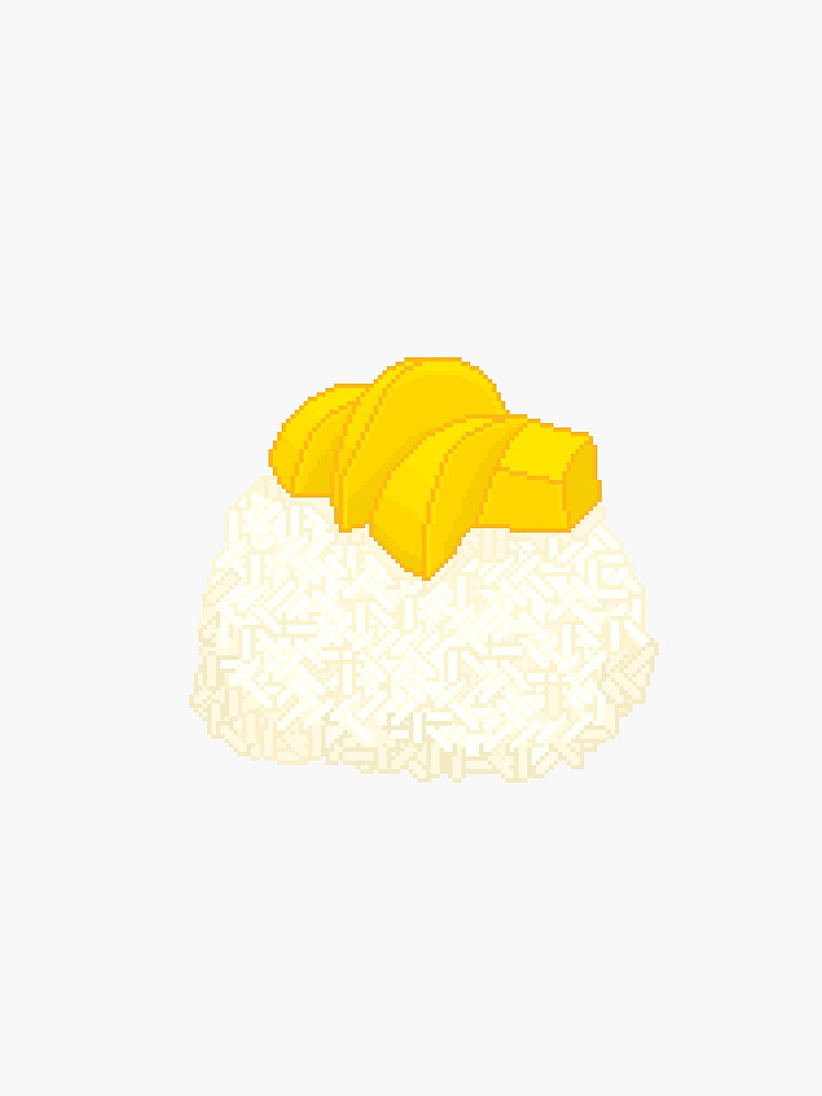 "Mango and Sticky Rice (Sweets Series)" Sticker for Sale by milkytart ...