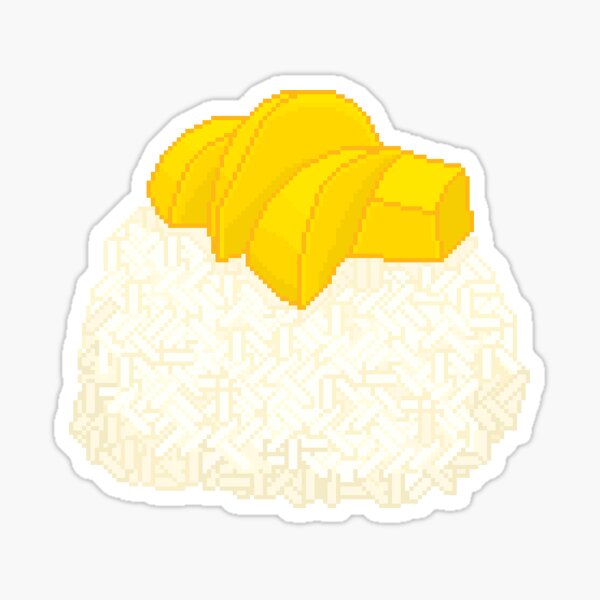 "Mango and Sticky Rice (Sweets Series)" Sticker for Sale by milkytart ...