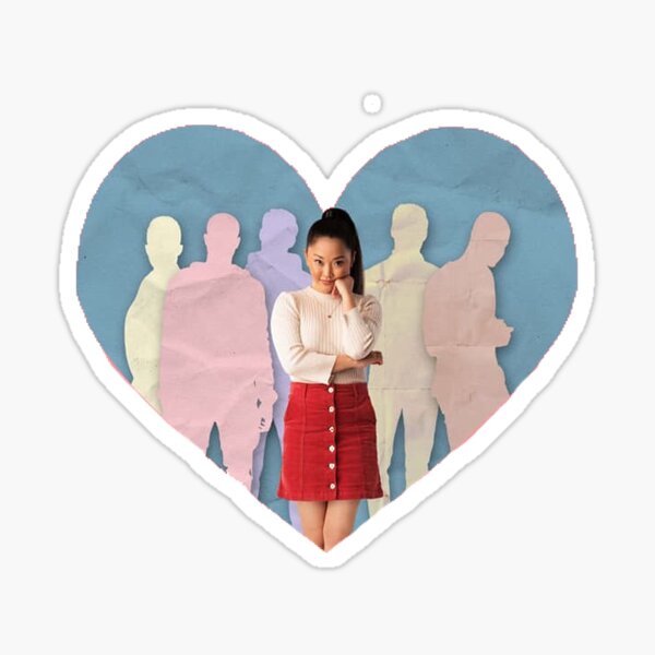 "Lara-Jean Heart" Sticker for Sale by chloekari | Redbubble