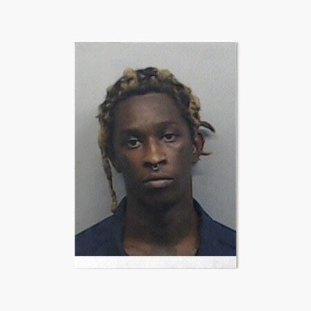 "Young Thug Mugshot" Art Board Print by MUG-SHOT | Redbubble