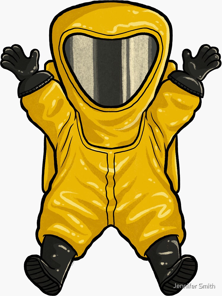 "Chibi Hazmat" Sticker for Sale by Jennifer-Smith | Redbubble