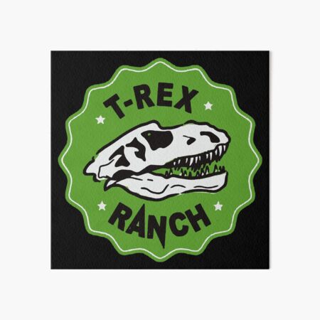 "T-Rex Ranch" Art Board Print by colorfull751 | Redbubble