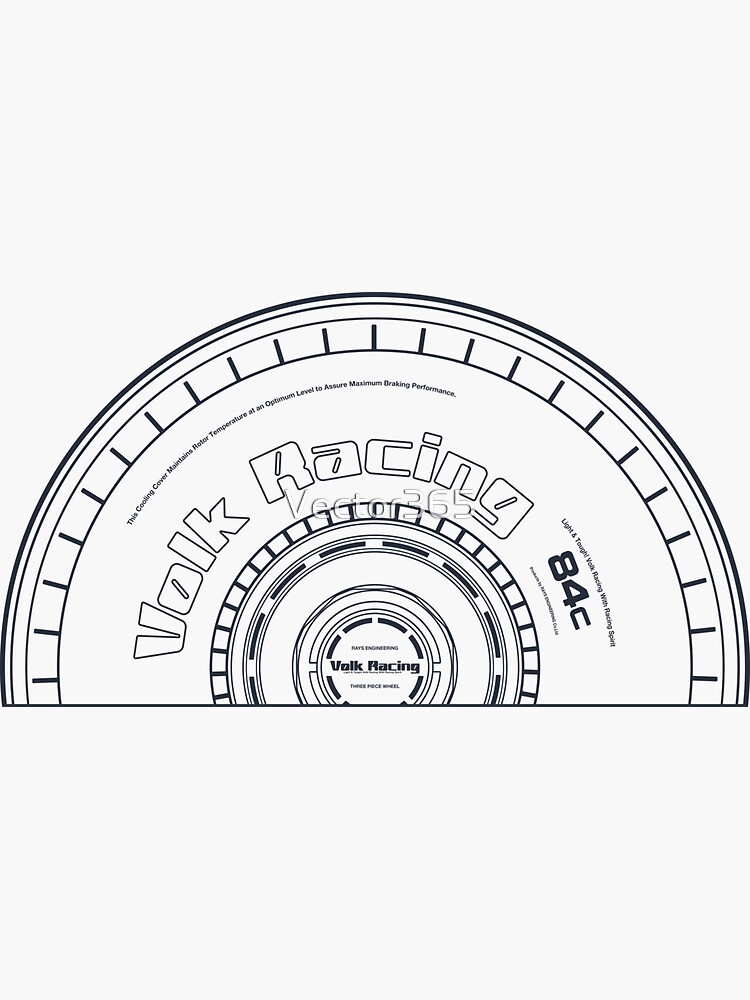 "Kyusha Aero Disc Wheel" Sticker for Sale by Vector365 | Redbubble