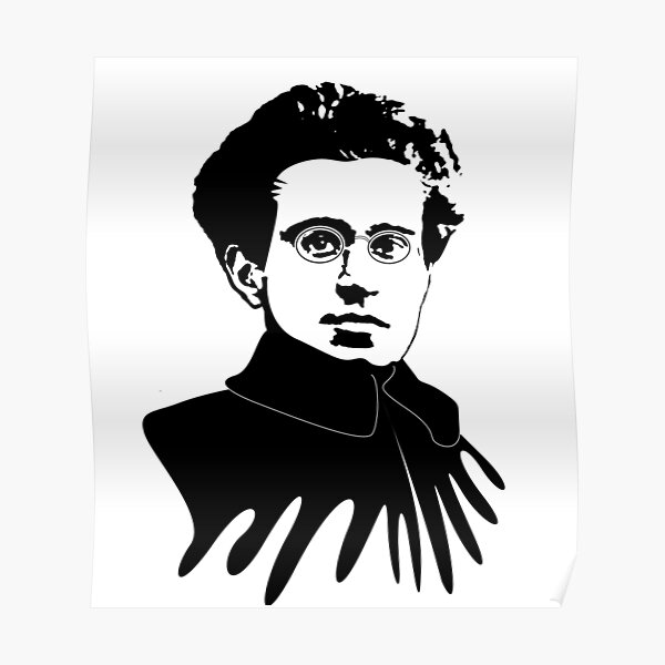 "Antonio Gramsci" Poster by zuen | Redbubble