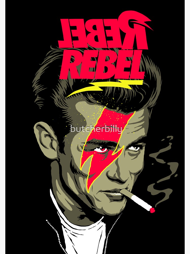 "Rebel" Sticker by butcherbilly | Redbubble