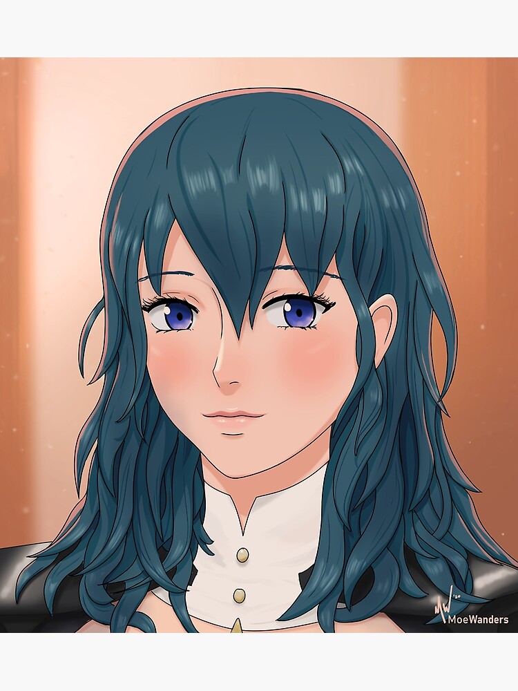 "Byleth Fire Emblem Three Houses Portrait" Art Print by MoeWanders ...
