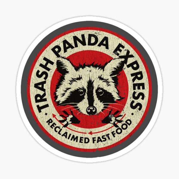 "Trash Panda Express" Sticker for Sale by dodi753 | Redbubble