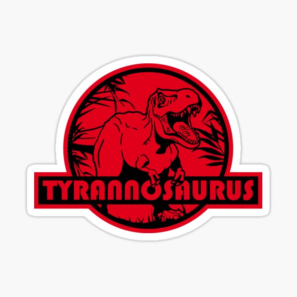 "T-rex logo" Sticker for Sale by t335 | Redbubble