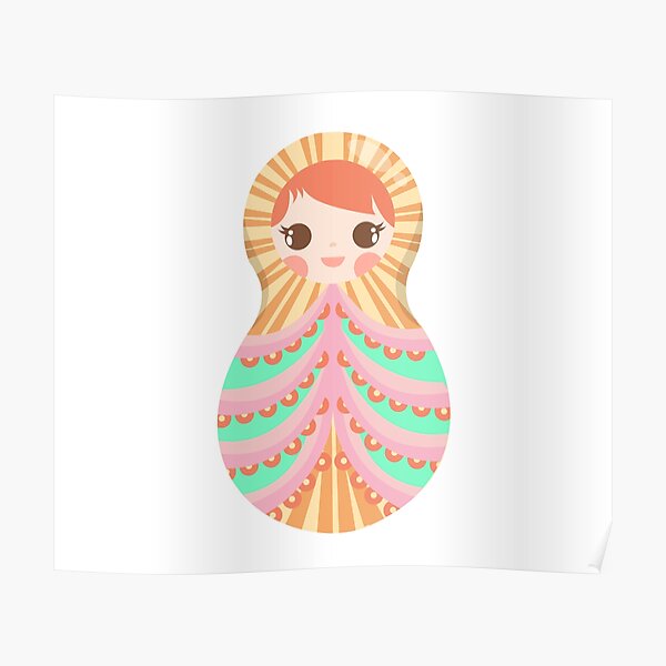 "Beautiful matryoshka doll" Poster by elnamadilaih | Redbubble