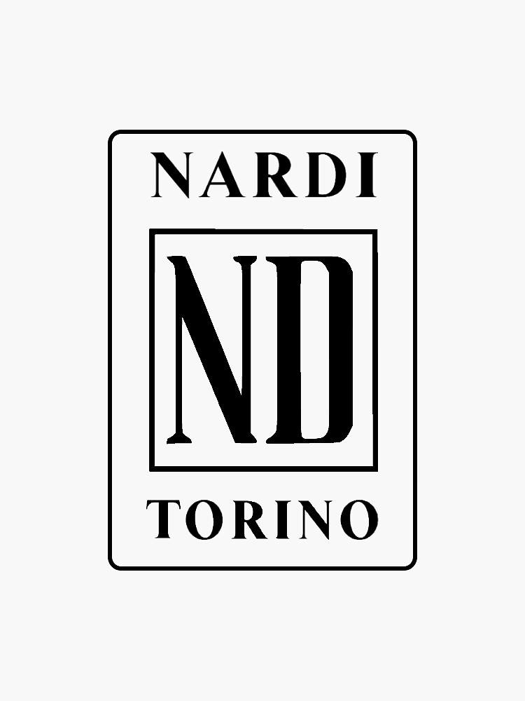 "Nardi Torino Badge Black" Sticker by Sm360 | Redbubble