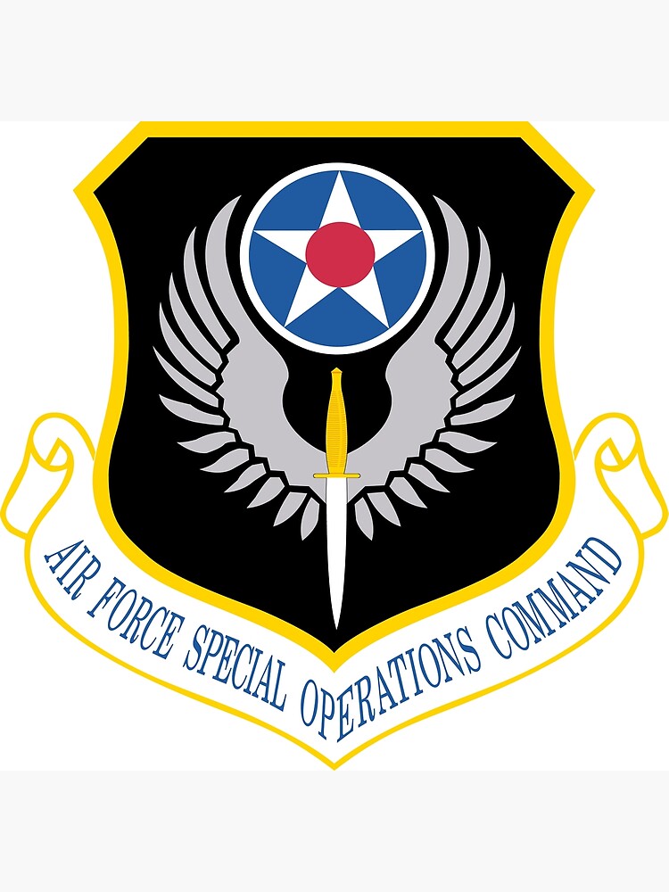 "Air Force Special Operations Command AFSOC Military Veteran" Poster by ...