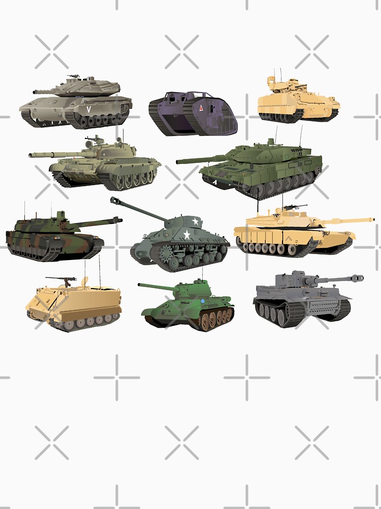 "Multiple Battle Tanks" Essential T-Shirt for Sale by NorseTech | Redbubble