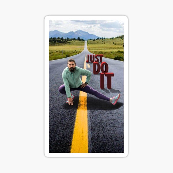 "Just do it!!!!!" Sticker by Calco | Redbubble