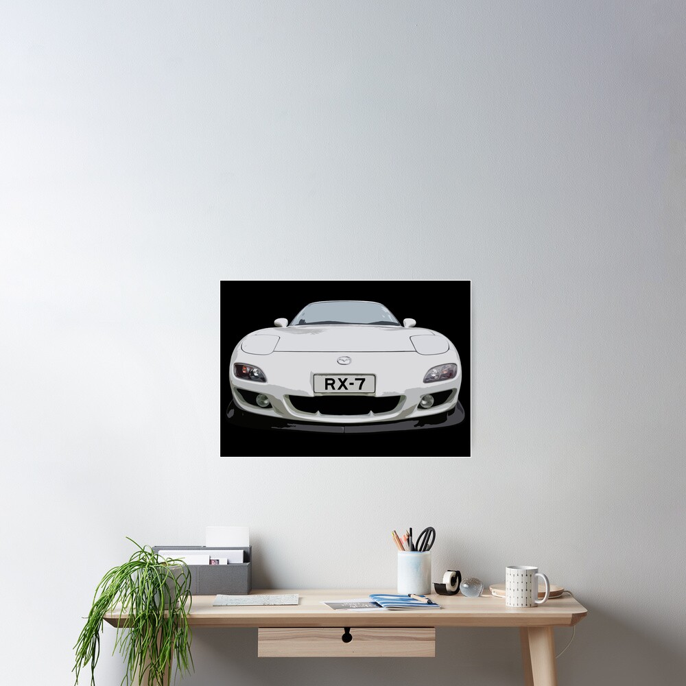 "Mazda RX-7 FD" Poster by radestilo | Redbubble