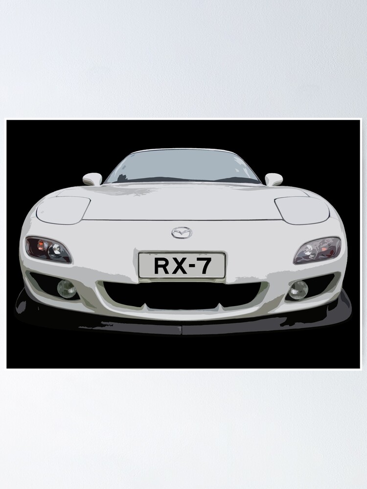 "Mazda RX-7 FD" Poster for Sale by radestilo | Redbubble