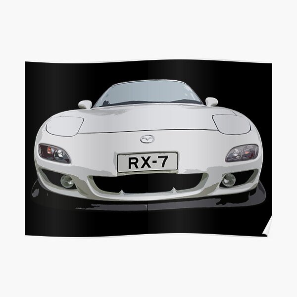 "Mazda RX-7 FD" Poster for Sale by radestilo | Redbubble